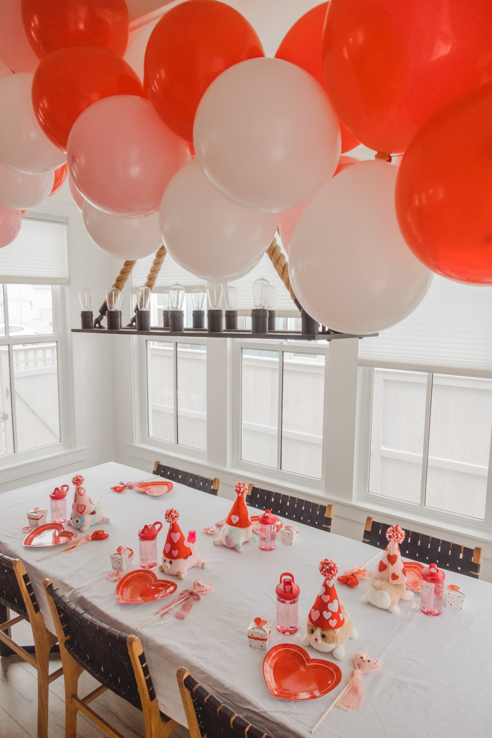 Valentine's Party Hat DIY Tutorial - Kelsey Bang