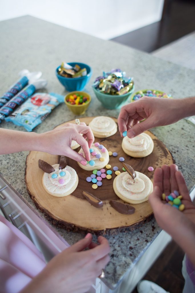 Quick and Easy Bunny Sugar Cookies - Kelsey Bang