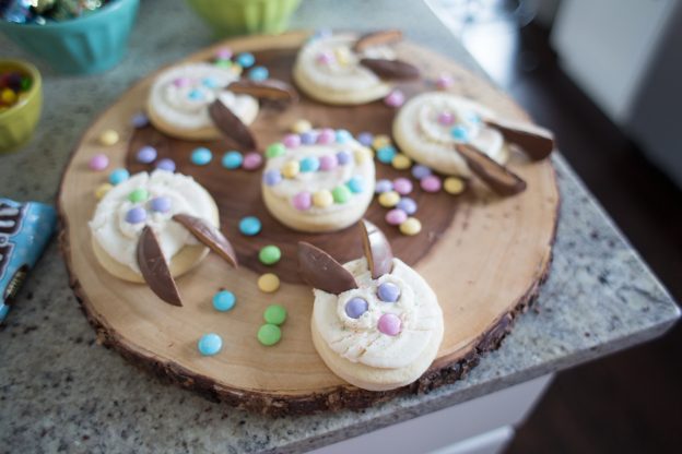 Quick and Easy Bunny Sugar Cookies - Kelsey Bang