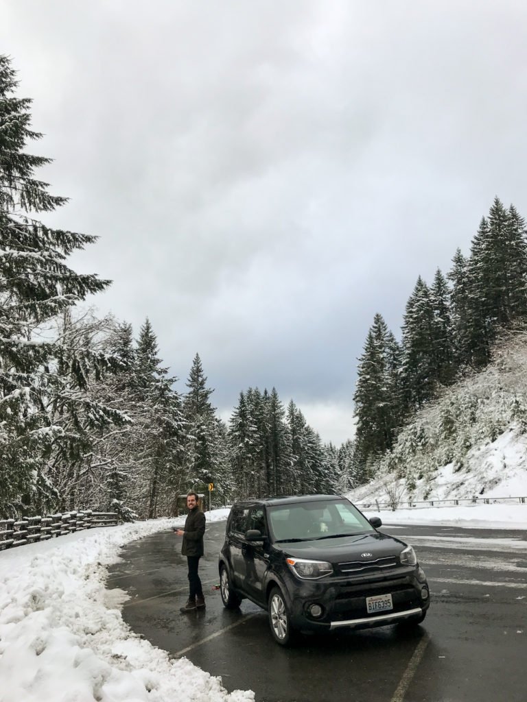 Snowy Oregon Mountain Pass - Kelsey Bang