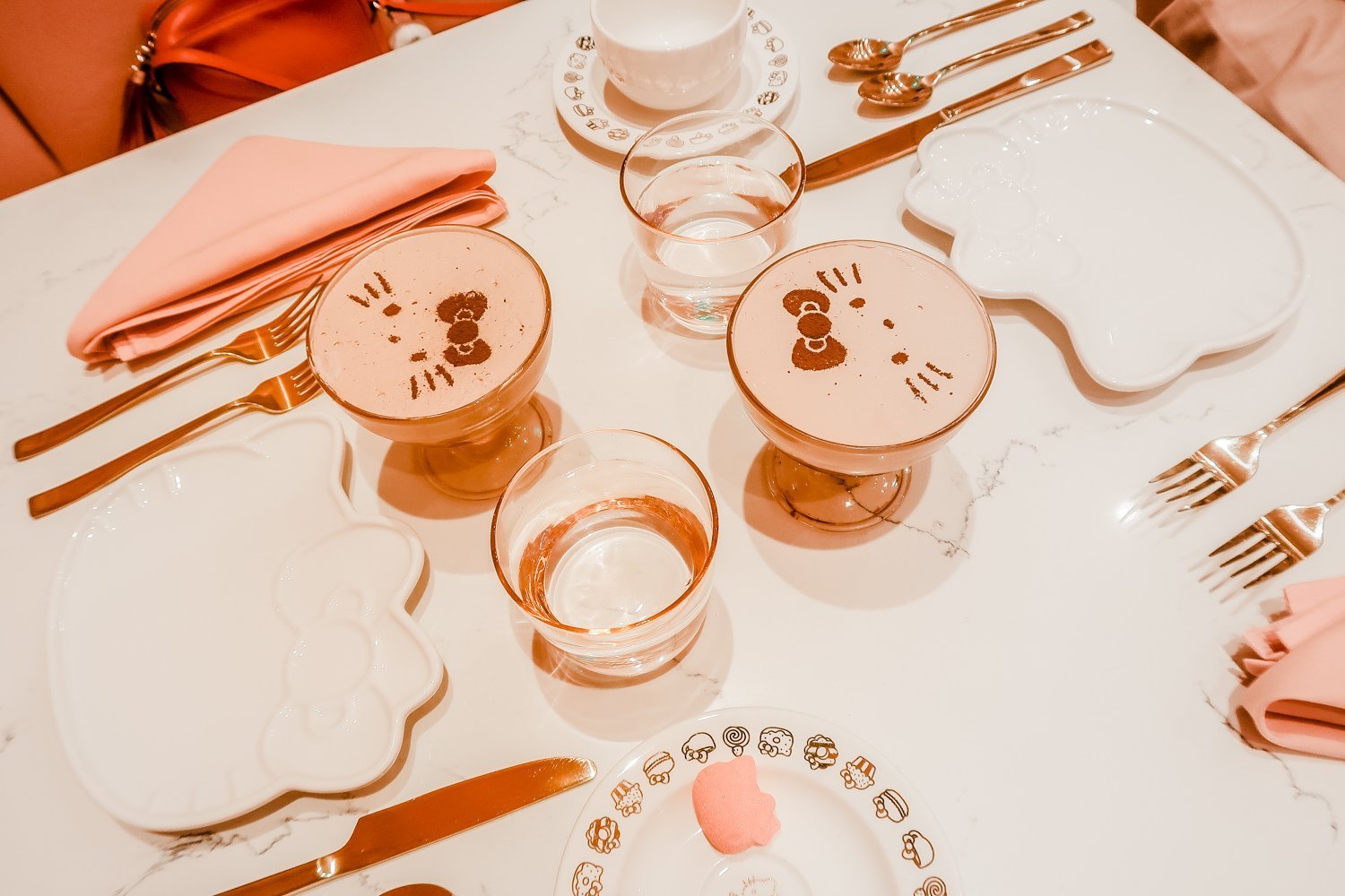Tea Time at the Exclusive Hello Kitty Cafe Bow Room - Kelsey Bang