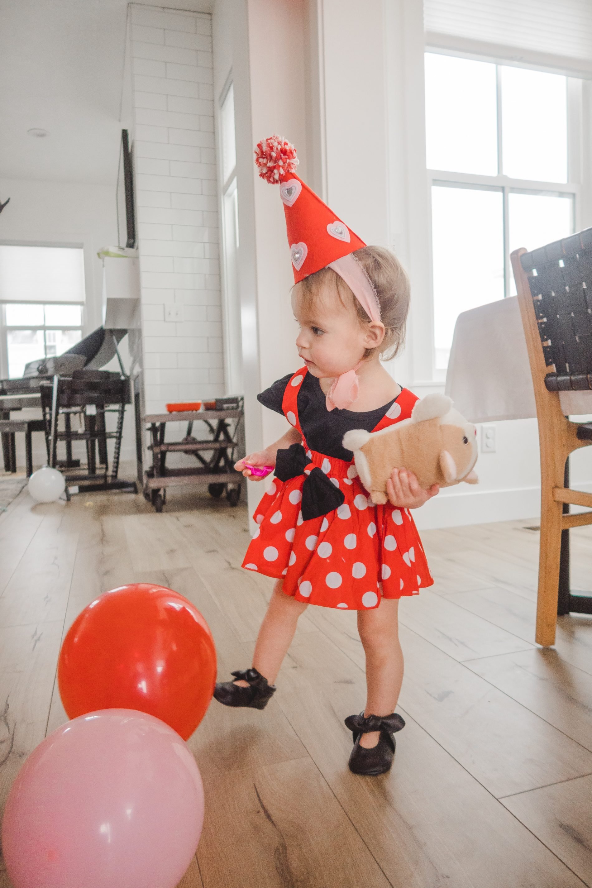 Valentine's Party Hat DIY Tutorial - Kelsey Bang