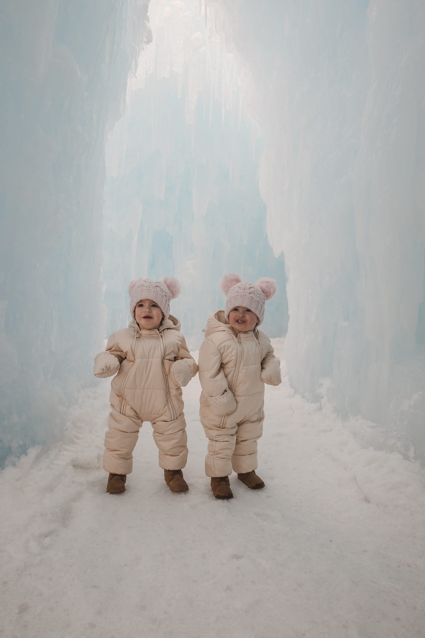 How To Do The Ice Castles With Toddlers | Kelsey Bang