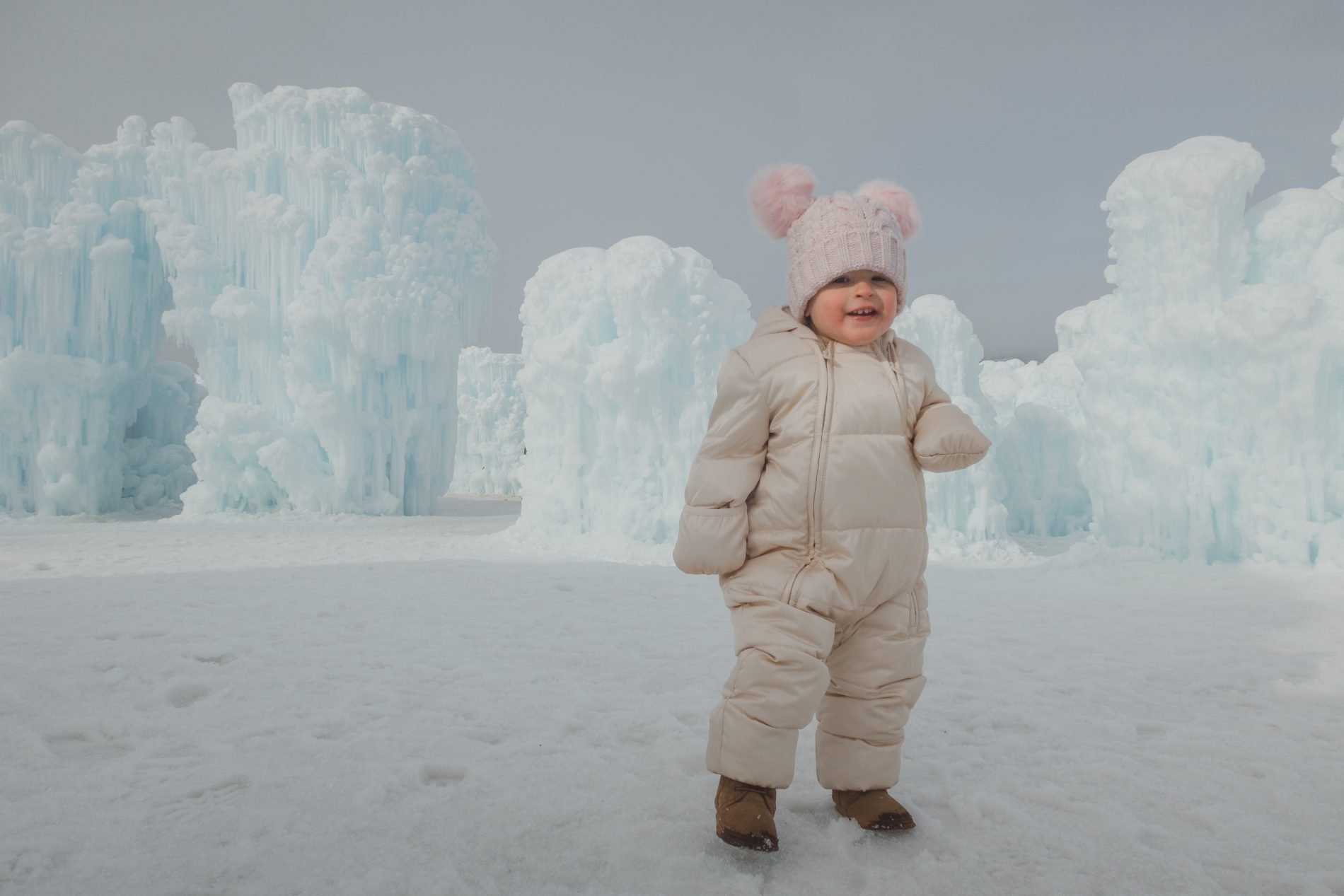 How To Do The Ice Castles With Toddlers - Kelsey Bang