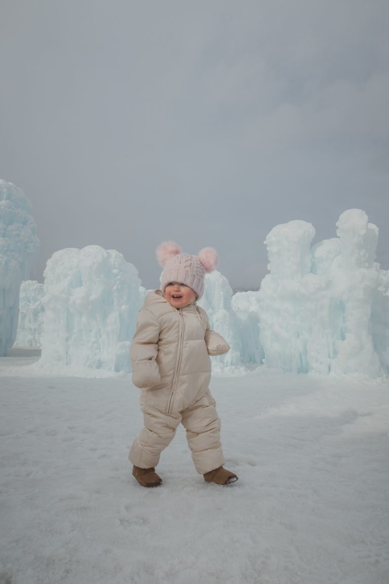 How To Do The Ice Castles With Toddlers | Kelsey Bang