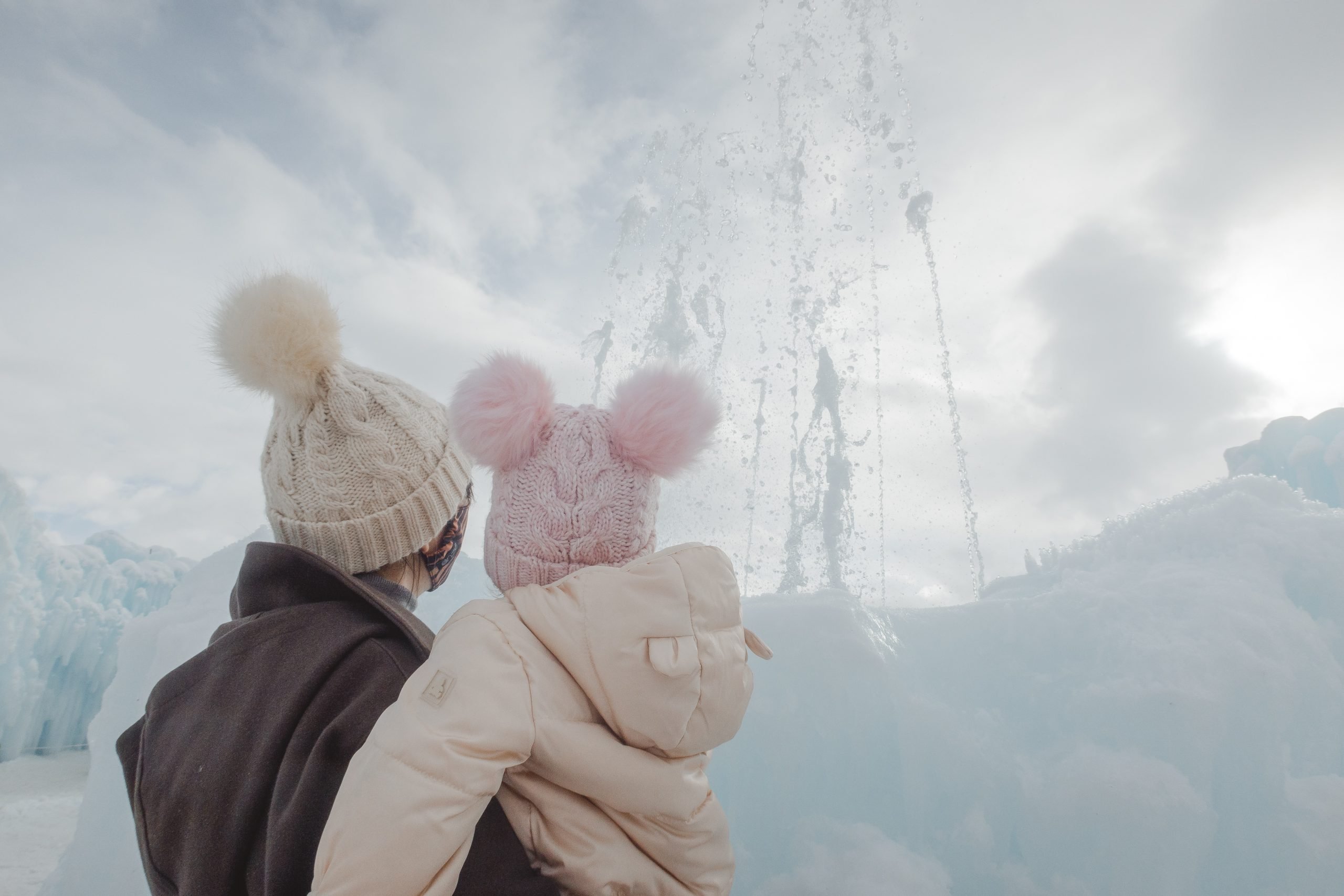How To Do The Ice Castles With Toddlers | Kelsey Bang