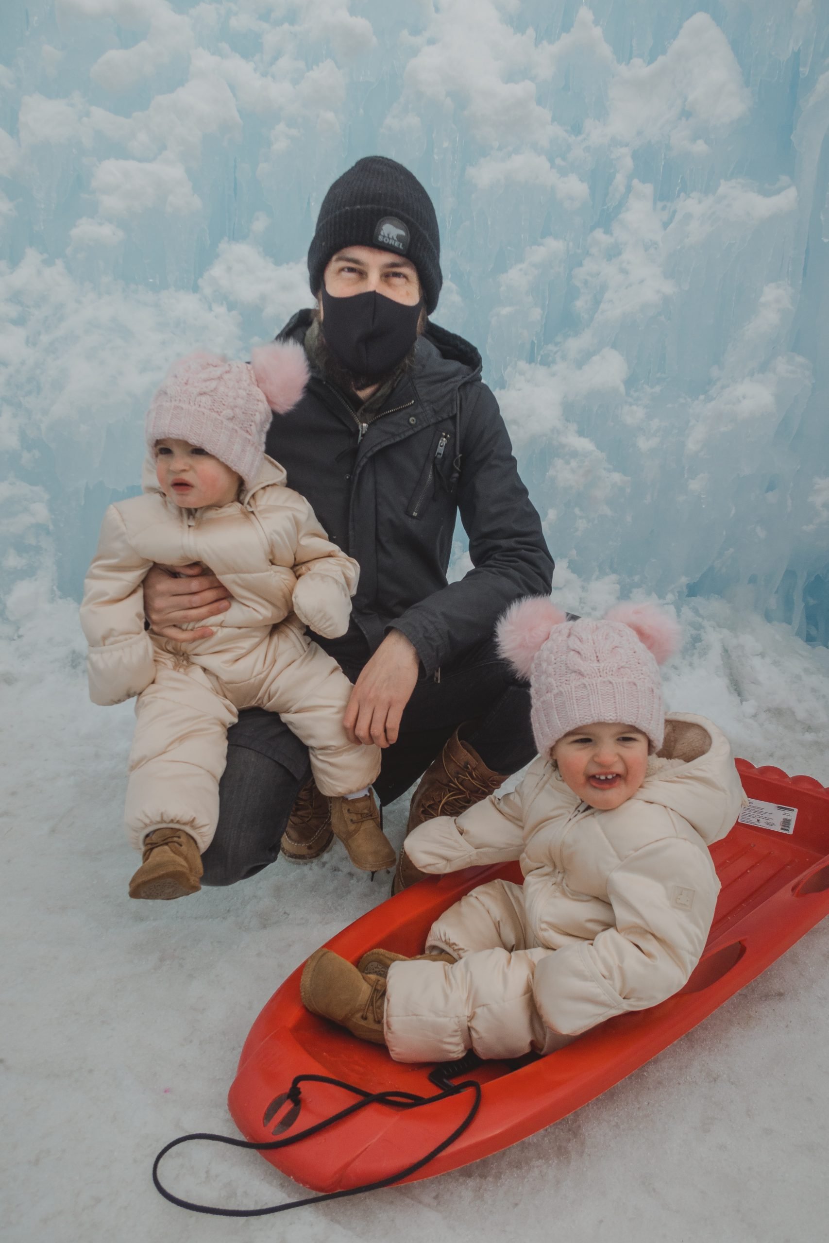 How To Do The Ice Castles With Toddlers | Kelsey Bang