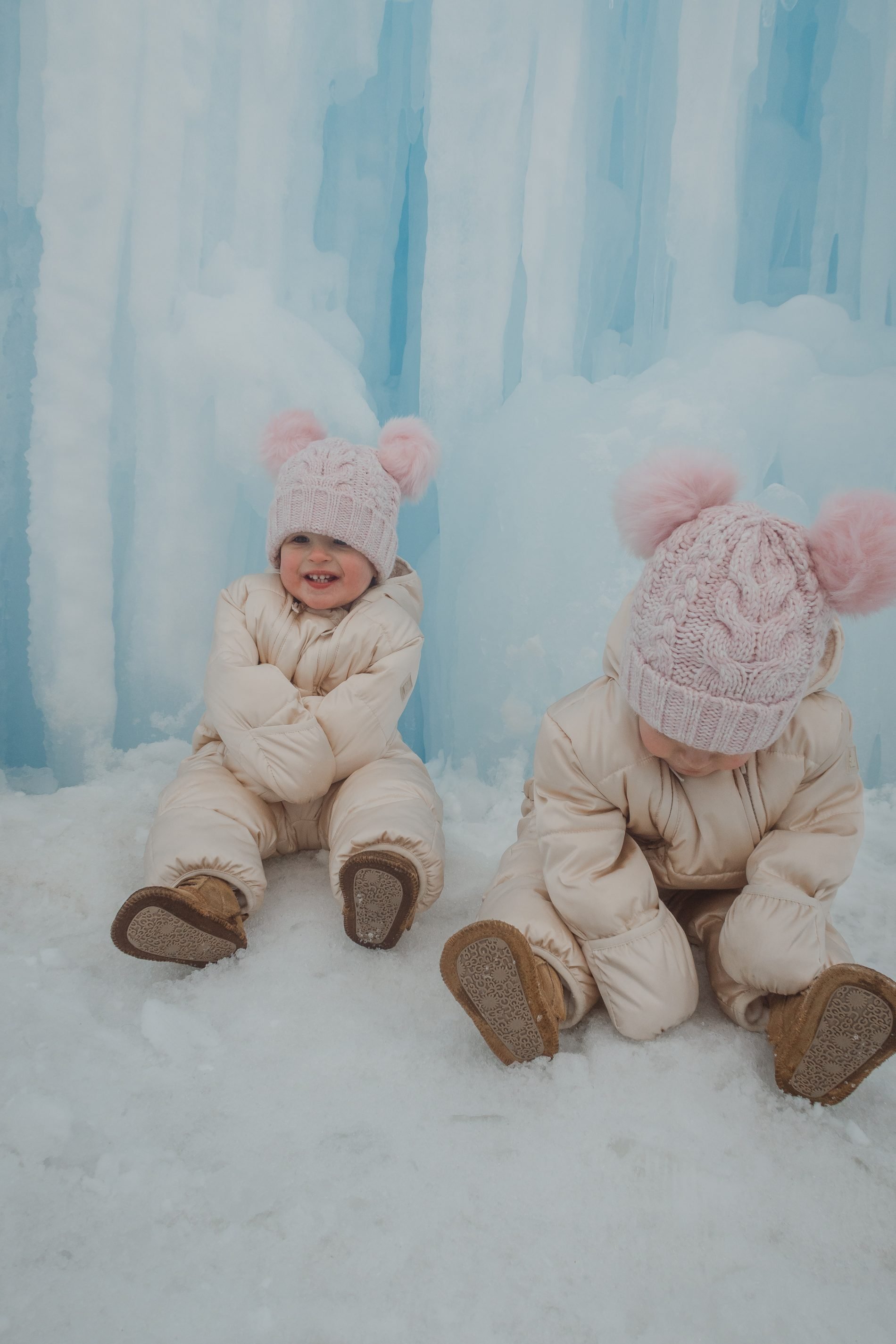 How To Do The Ice Castles With Toddlers - Kelsey Bang