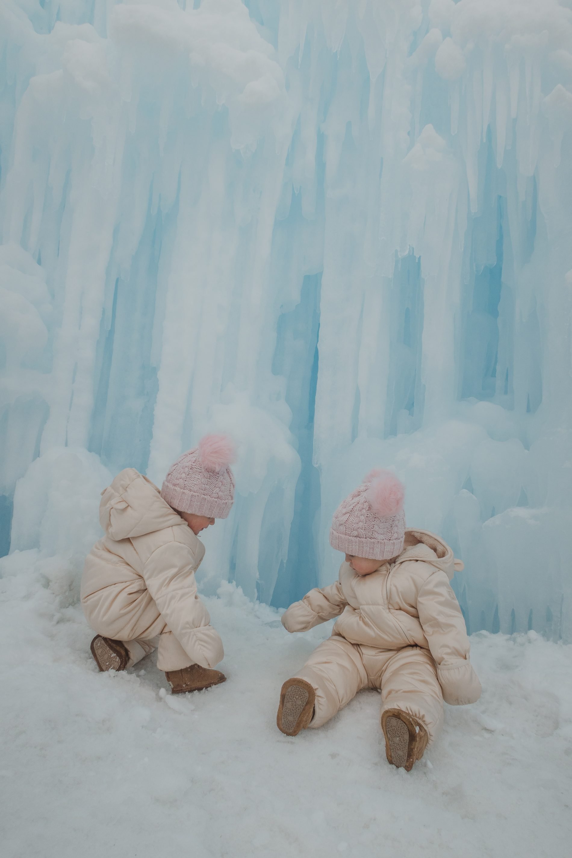 How To Do The Ice Castles With Toddlers - Kelsey Bang