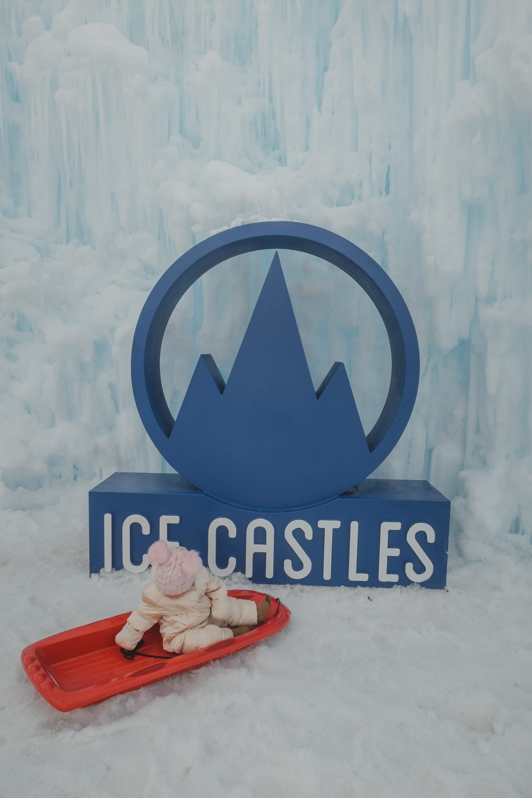 How To Do The Ice Castles With Toddlers - Kelsey Bang