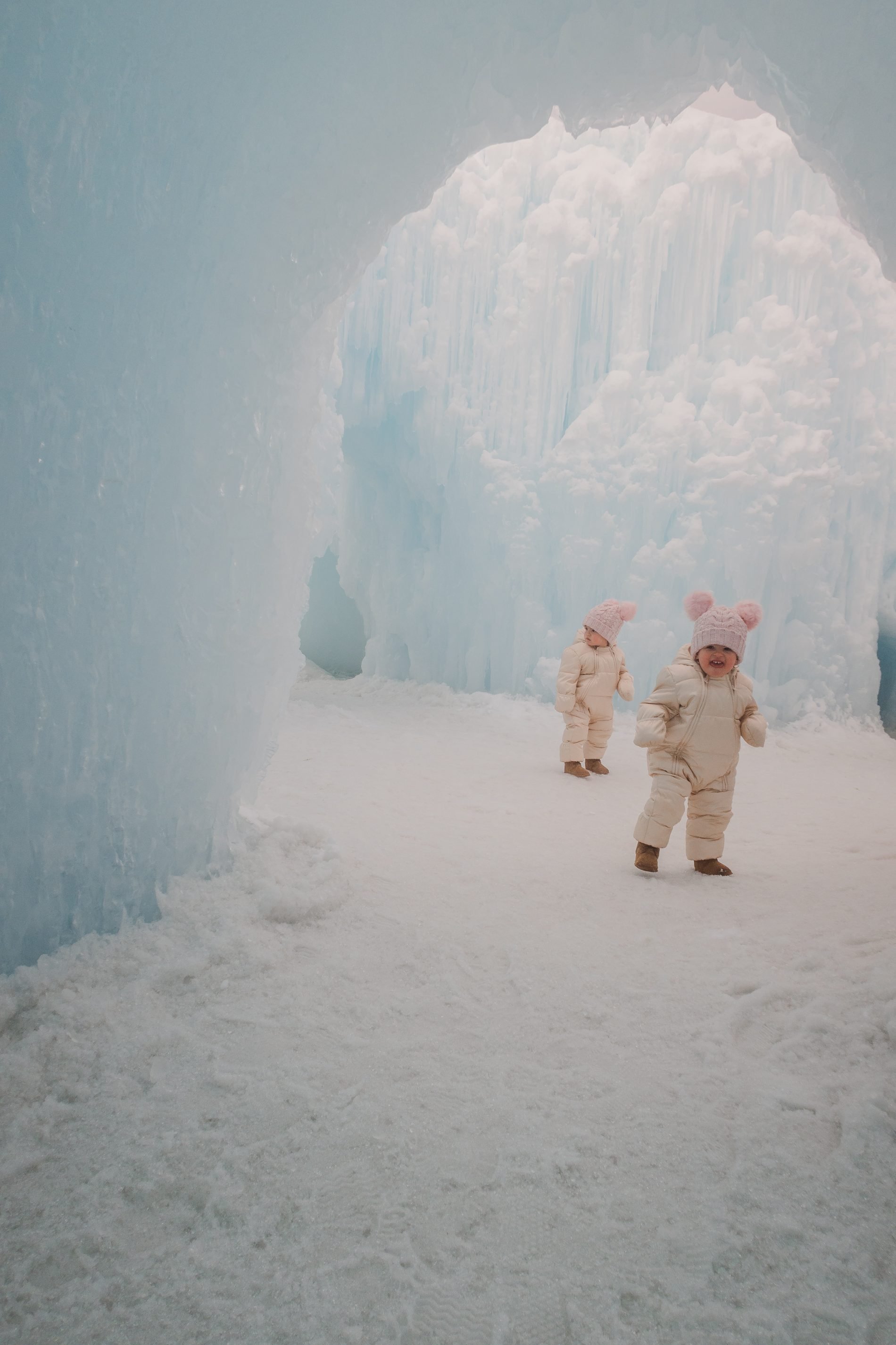 How To Do The Ice Castles With Toddlers | Kelsey Bang