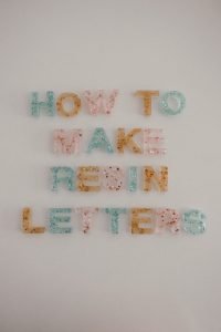How To Make Resin Alphabet Letters + Tips & Tricks | Kelsey Bang